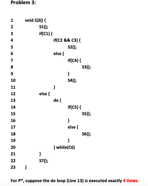 1. Draw the program graph. You must use line numbers | Chegg.com