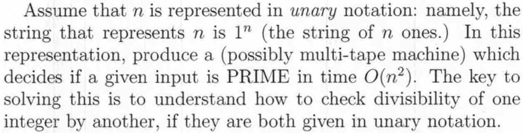 Assume that n is represented in unary notation: | Chegg.com