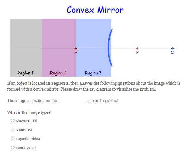 Solved For a concave mirror, an object located from infinity | Chegg.com