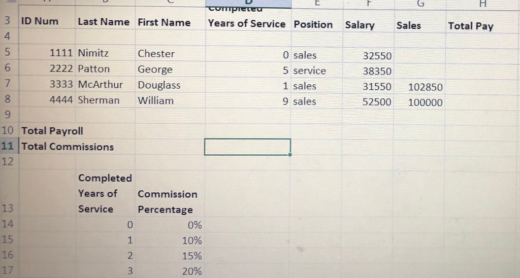 Solved 2. The employees in sales positions are paid a | Chegg.com