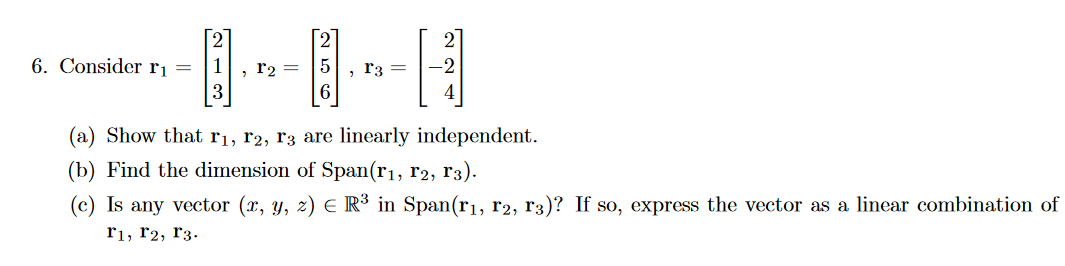 Solved 2 6. Consider ri = 1 3 , I 2 = r3 = 1 6 (a) Show that | Chegg.com