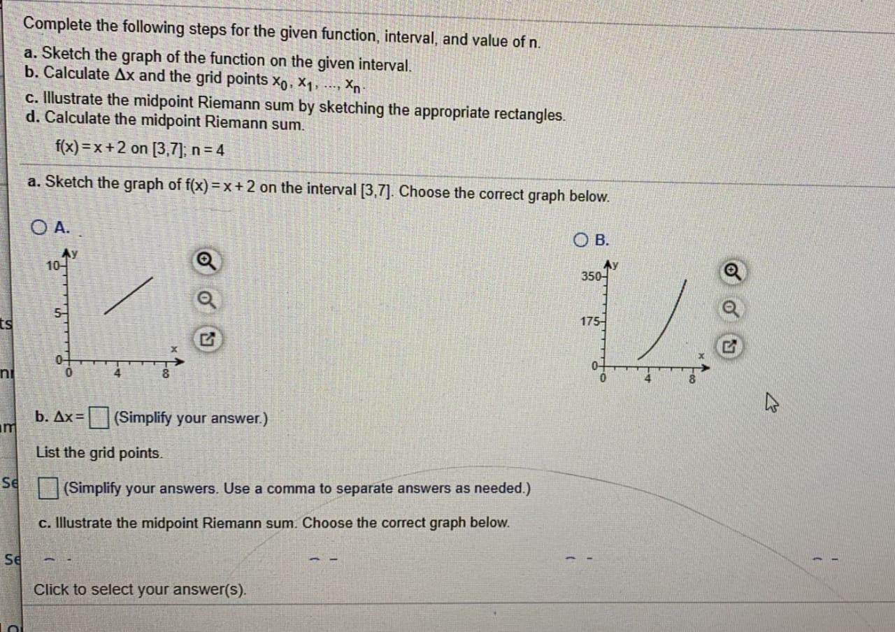 Solved Complete the following steps for the given function, | Chegg.com
