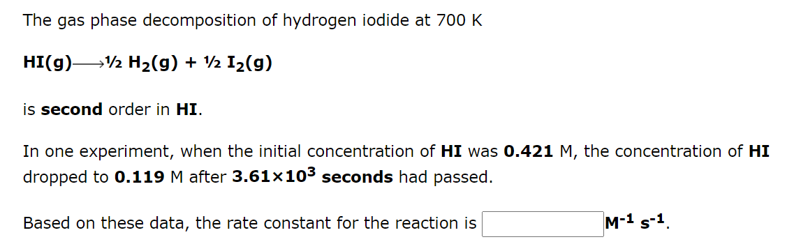 Solved The gas phase decomposition of nitrogen dioxide at | Chegg.com