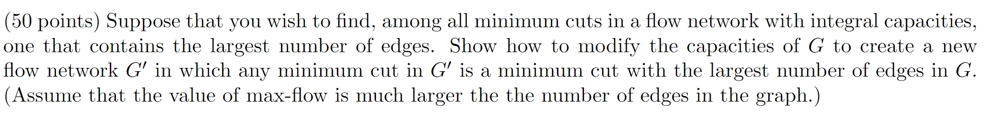 Solved (50 points) Suppose that you wish to find, among all | Chegg.com