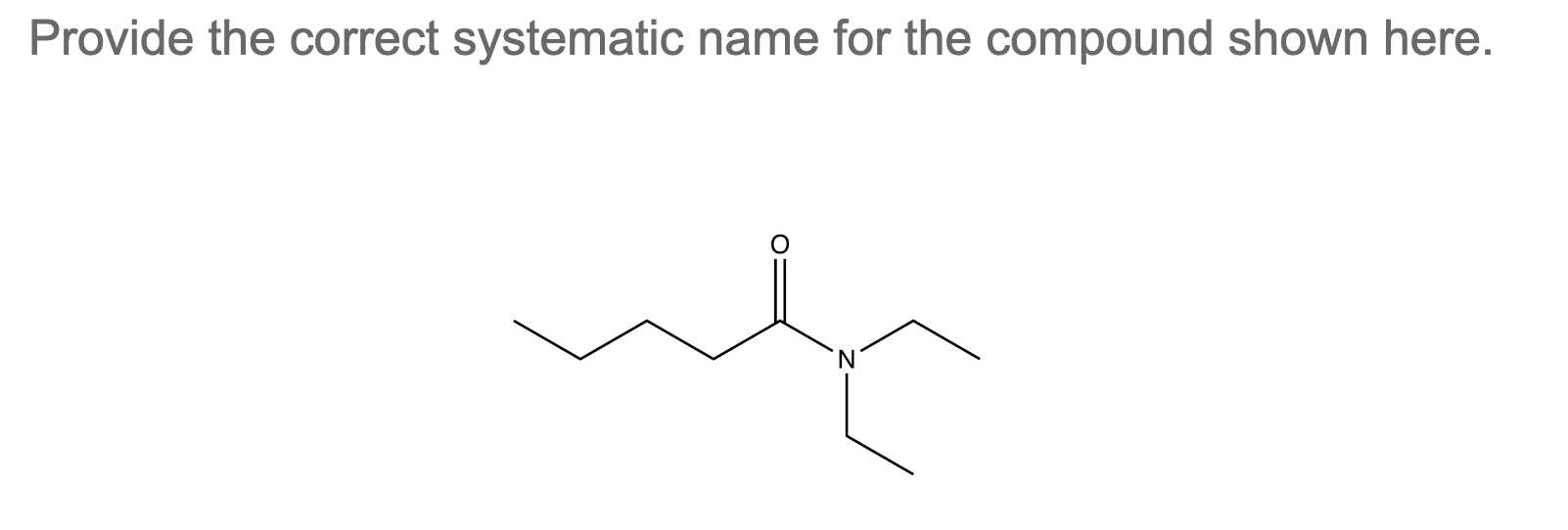 Solved Provide the correct systematic name for the compound | Chegg.com