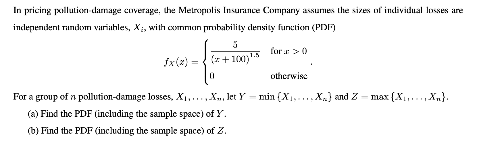 Solved This is a question from Mathematics of Risk, related | Chegg.com