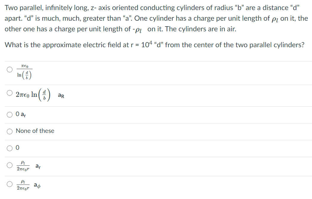 Solved Two parallel, infinitely long, Z- axis oriented | Chegg.com
