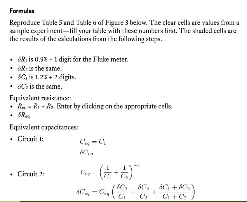 Formulas Reproduce Table 5 and Table 6 of Figure 3 | Chegg.com