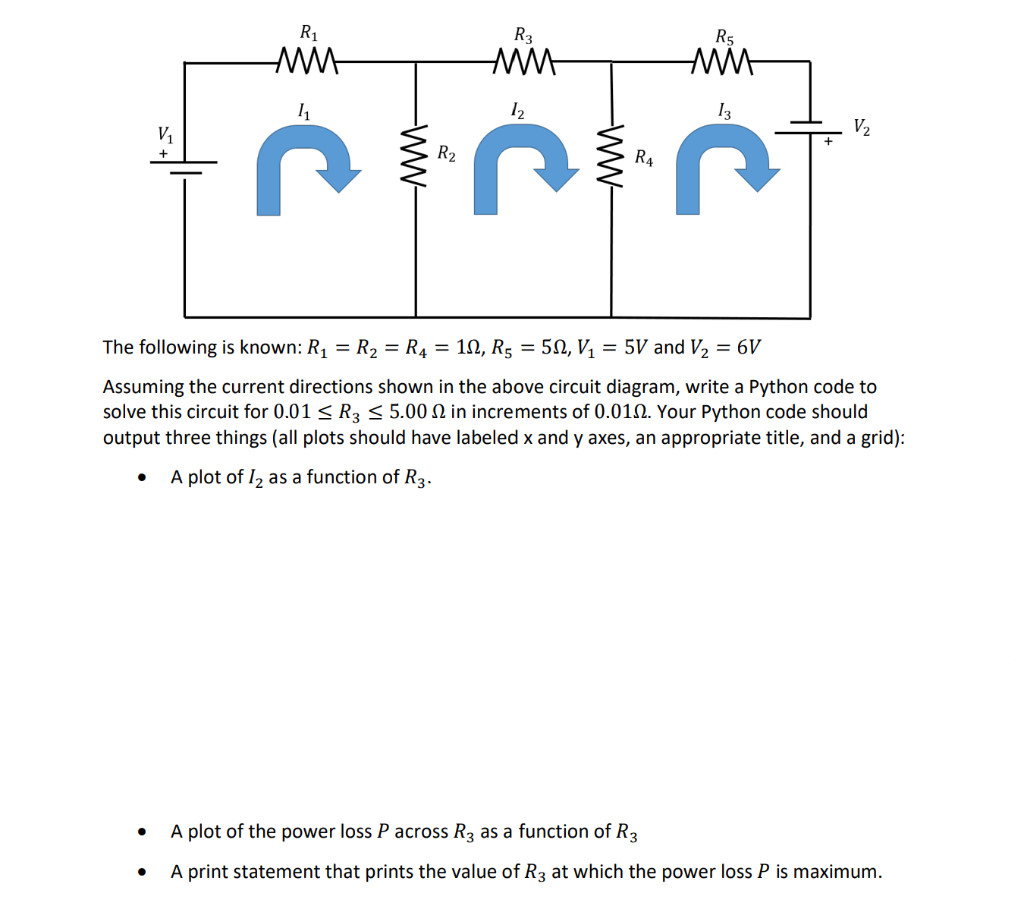Solved The following is known: R1=R2=R4=1Ω,R5=5Ω,V1=5 V and | Chegg.com