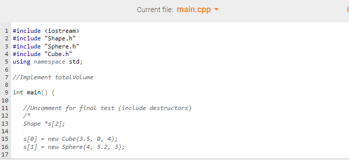 Solved Shape class (shape.h) Complete the header of Shape by | Chegg.com