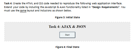 Solved Task 4: Create the HTML and c5S code needed to | Chegg.com