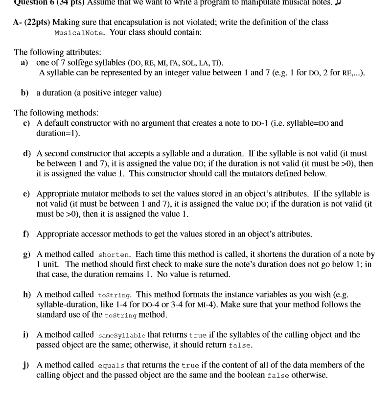 Solved Question 6 (34 pls) ASSume thal We Want to write a | Chegg.com