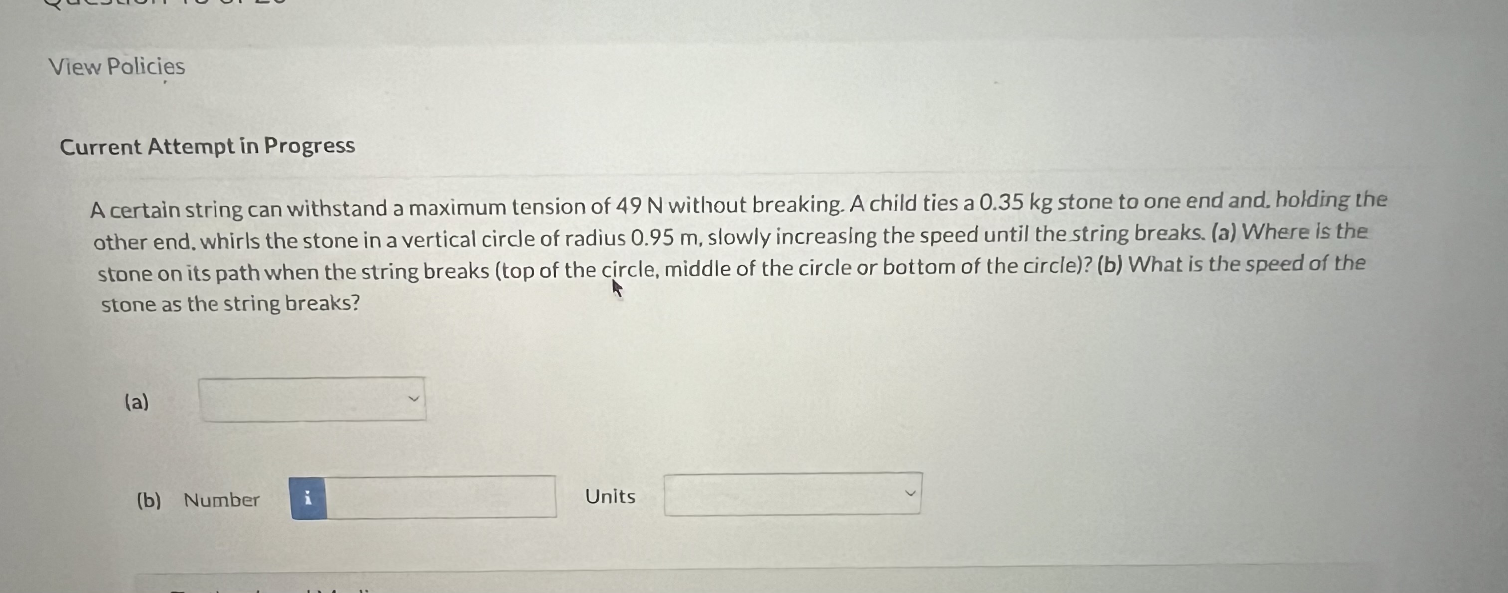 Solved A certain string can withstand a maximum tension of | Chegg.com