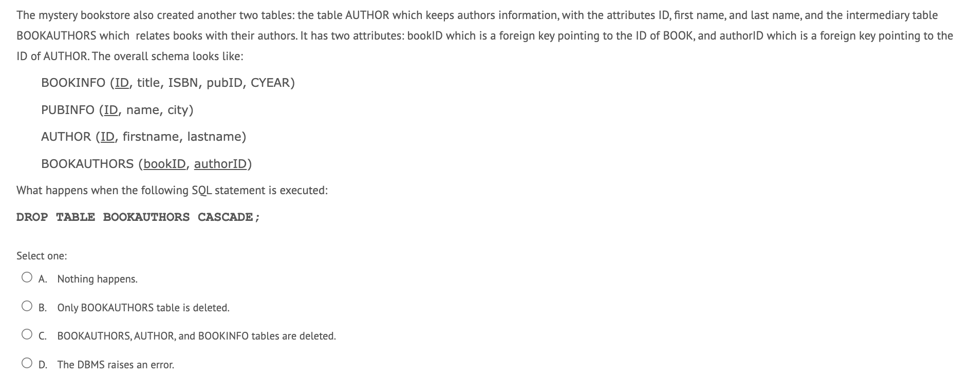 Solved The mystery bookstore also created another two | Chegg.com