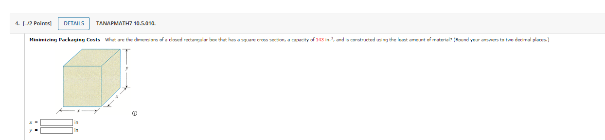 Solved x=y= in in | Chegg.com