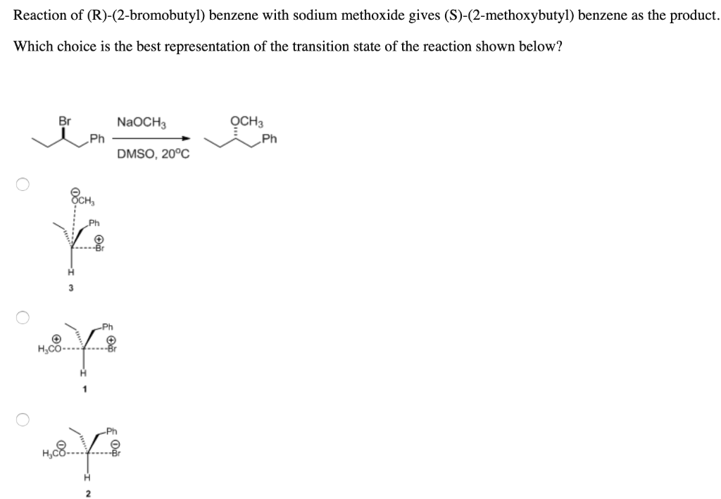 Solved Reaction of (R)-(2-bromobutyl) benzene with sodium | Chegg.com