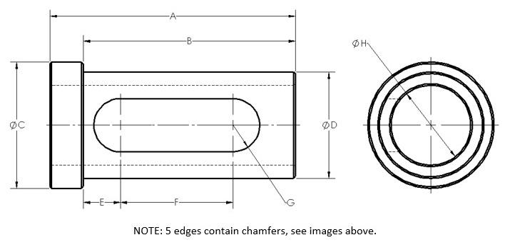 Solved 3D-Model the Retainer part. Unit system: IPS (inch, | Chegg.com