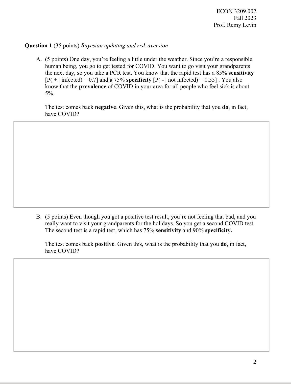 Solved ECON 3209.002Fall 2023Prof. Remy LevinONLY ANSWER C | Chegg.com