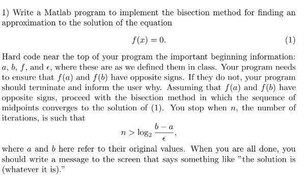 Solved The equation is f(x) = x^2 - 3 a = 1 b = 2 e = | Chegg.com