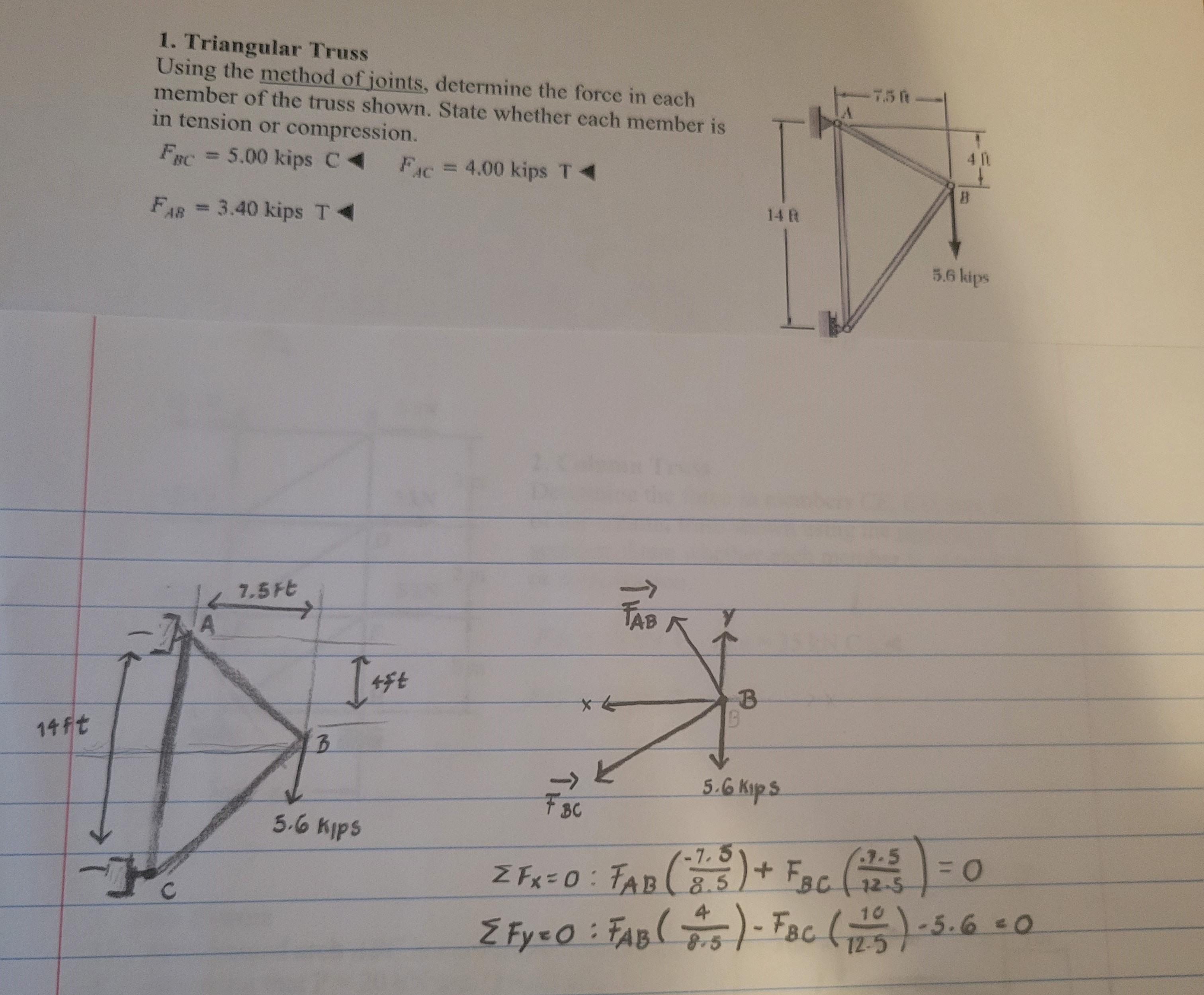 Solved I started the question and plugged the matrix into my | Chegg.com