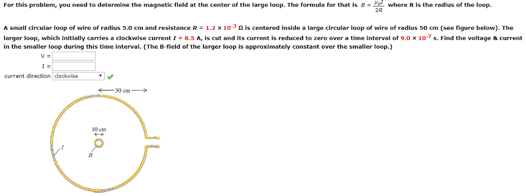 Solved A small circular loop of wire of radius 5.0 cm and | Chegg.com