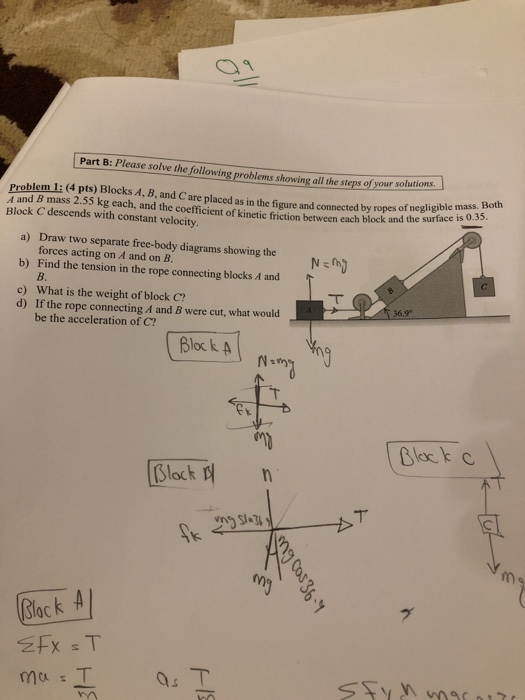 Solved Part B: Please solve the following problems showing | Chegg.com