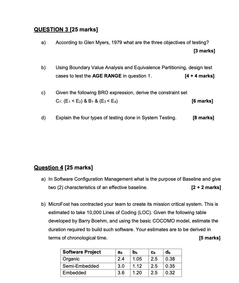 QUESTION 1 [30 marks] Given the following pseudocode | Chegg.com
