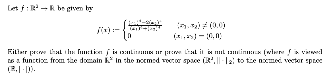 Solved Let f:(0,∞)→R ﻿be a continuous function (viewed as a | Chegg.com