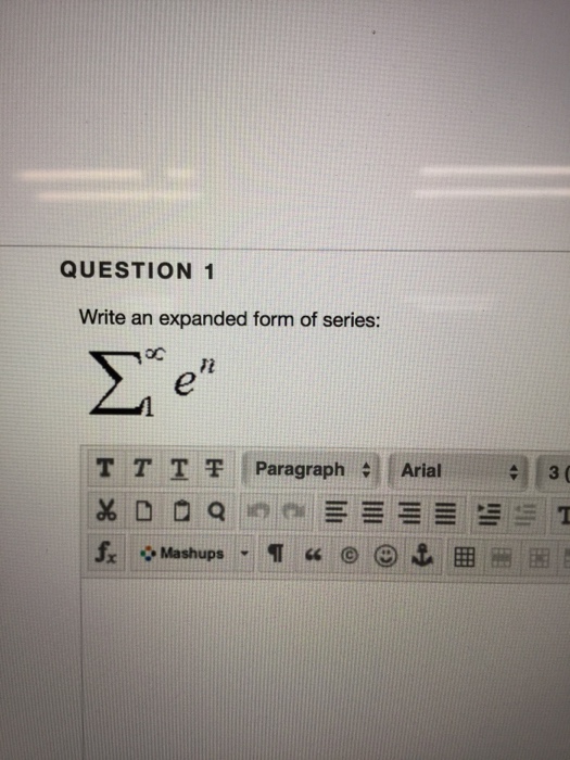 Solved Write an expanded form of series: sigma^infinite_1 | Chegg.com