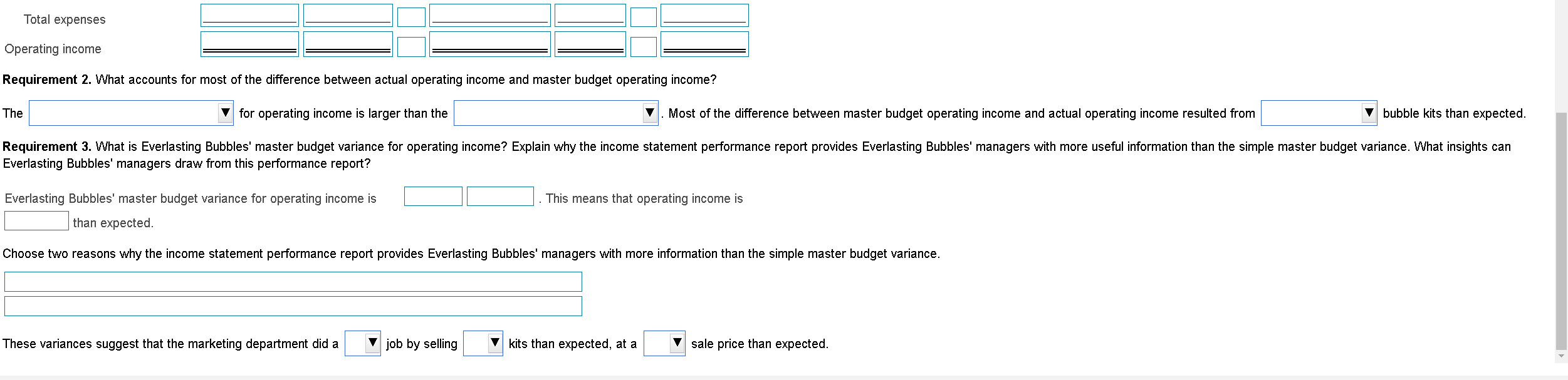 Solved Everlasting Bubbles, Inc. produces multicolored | Chegg.com