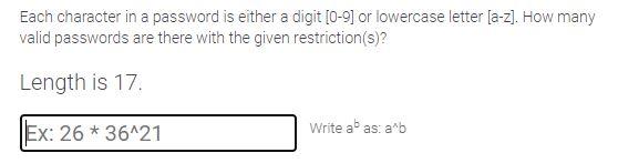 Solved Each character in a password is either a digit [0-9] | Chegg.com