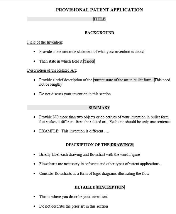 Patent Application Example