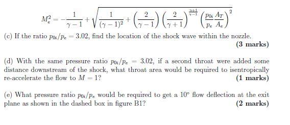 Solved Consider the one-dimensional flow in the | Chegg.com
