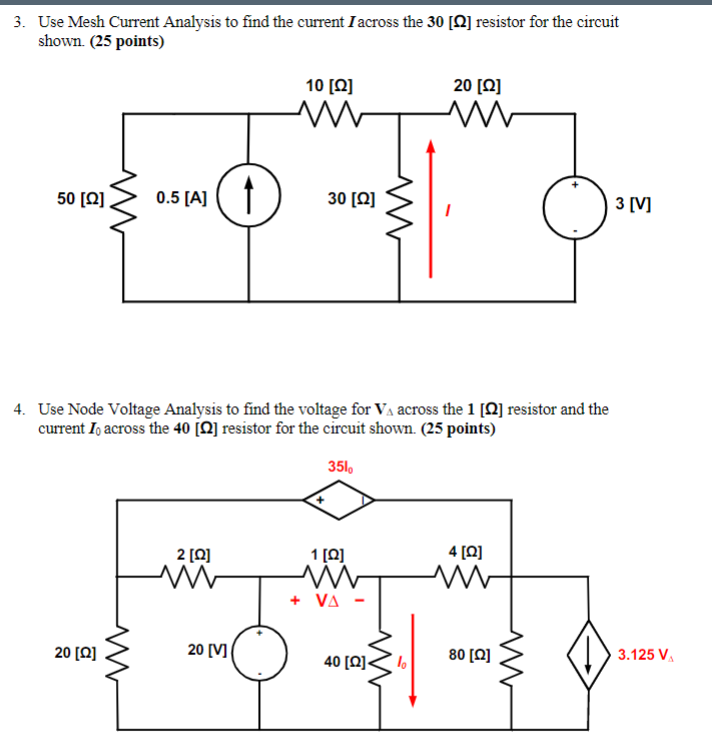 Solved Use Mesh Current Analysis to find the current I | Chegg.com