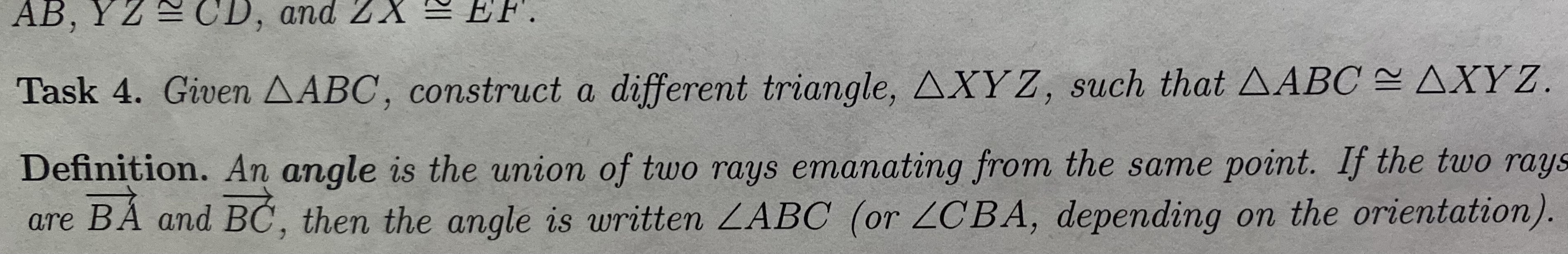 Solved C1. Given two distinct points in the plane, A and B, | Chegg.com