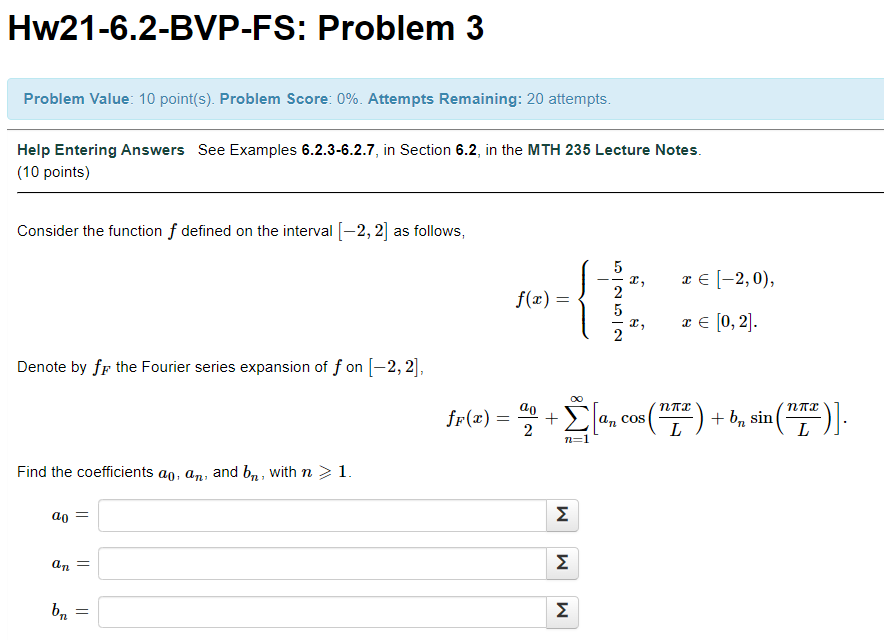 Solved Hw21-6.2-BVP-FS: Problem 3 Problem Value: 10 | Chegg.com