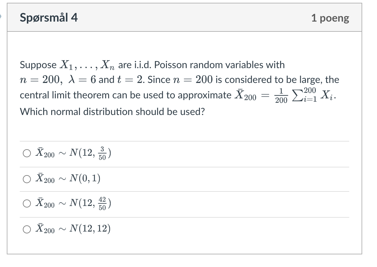 Solved Suppose X1,…,Xn are i.i.d. Poisson random variables | Chegg.com