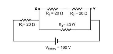 Solved A circuit of ohmic resistors is shown. a) What is the | Chegg.com