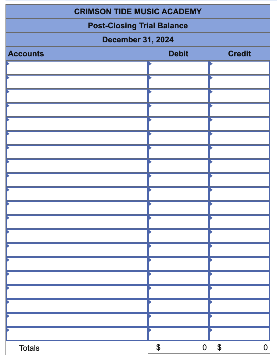 Solved Crimson Tide Music Academy offers lessons in playing | Chegg.com