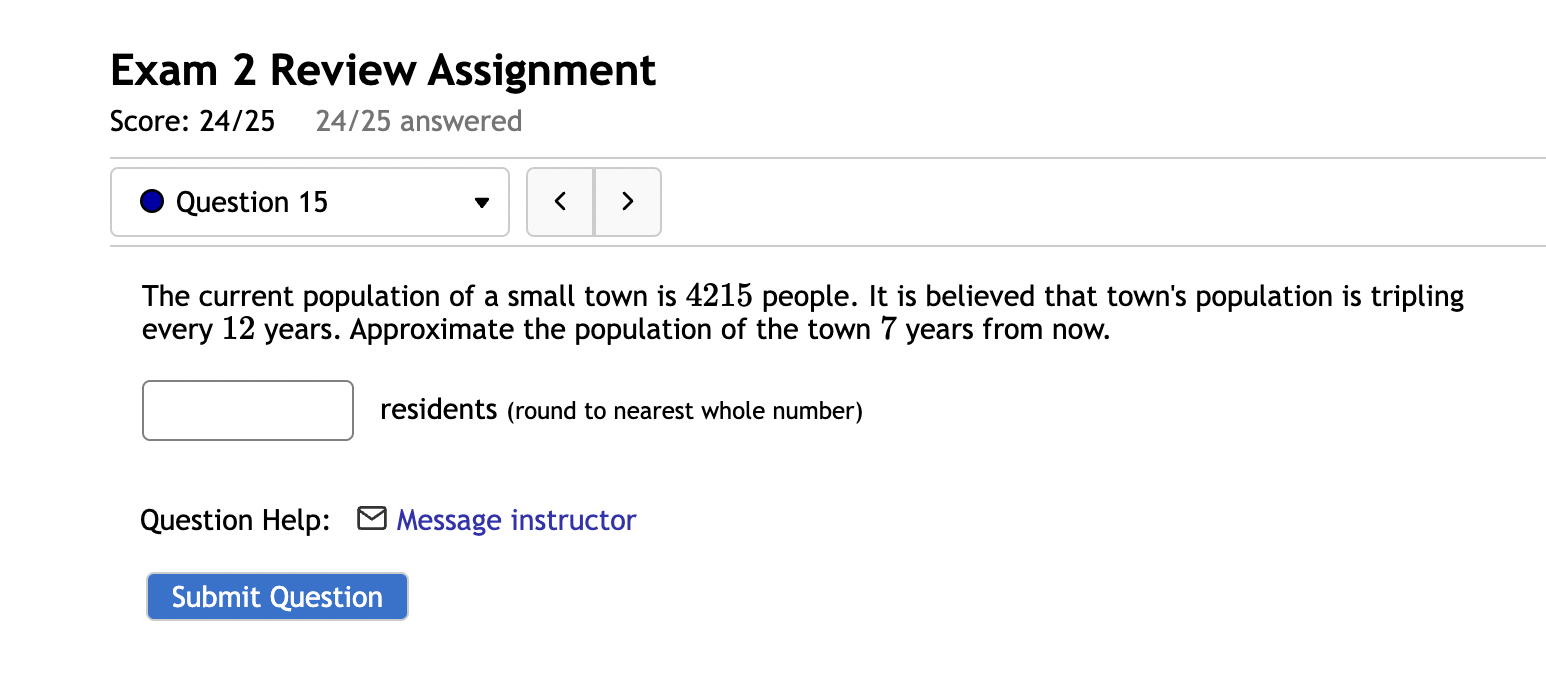 Solved Exam 2 Review Assignment Score: 24/25 24/25 answered | Chegg.com