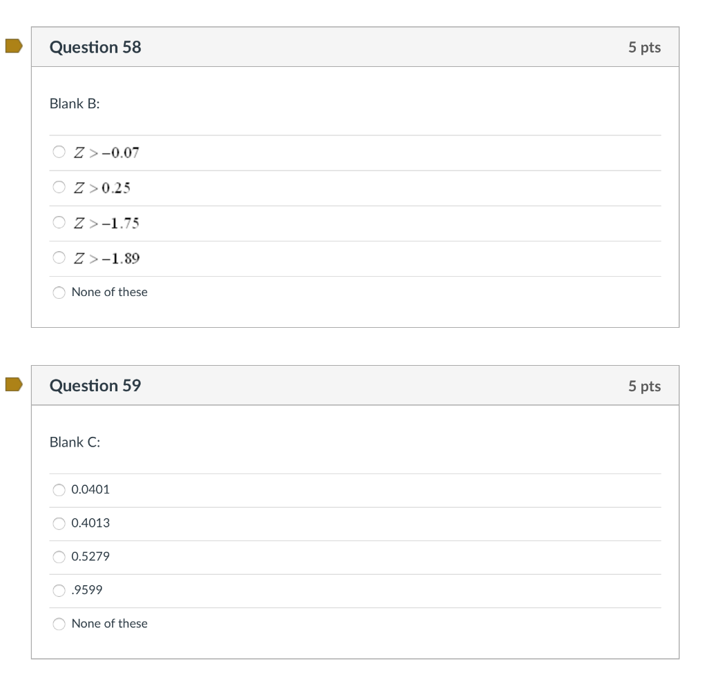 Solved Question 13 4 pts Use this set-up for Problems 13-17: | Chegg.com