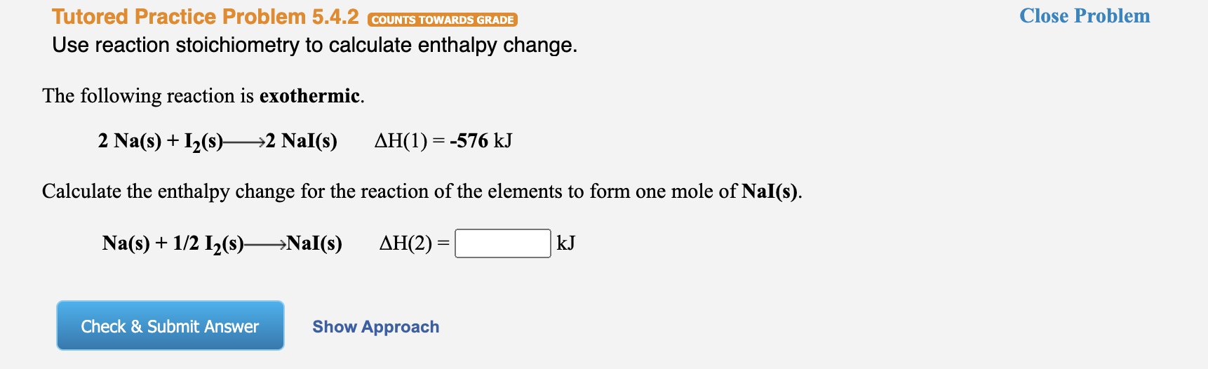 Solved Close Problem Tutored Practice Problem 5.4.2 COUNTS | Chegg.com