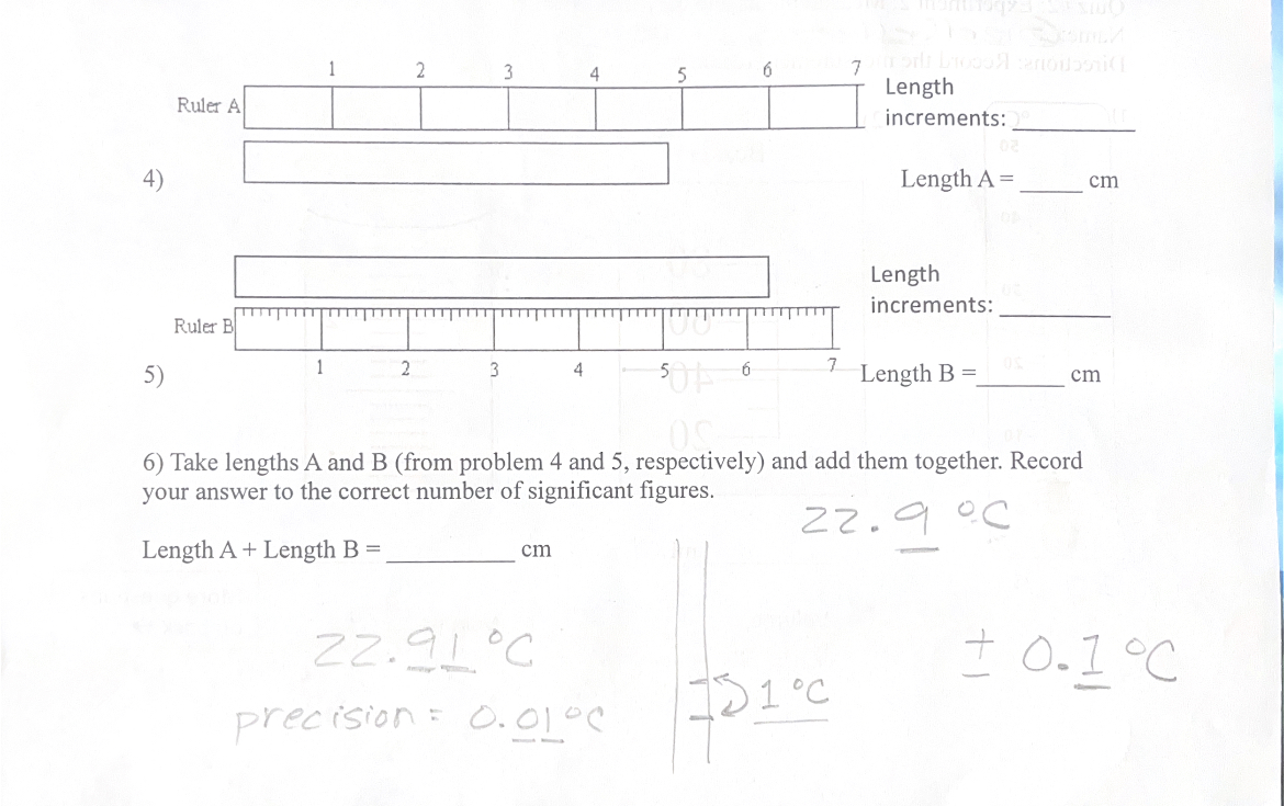 Solved 6) Take lengths A and B (from problem 4 and 5, | Chegg.com