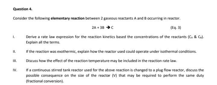 Solved Question 4. Consider the following elementary | Chegg.com