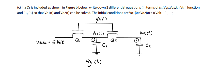 Solved 3. Transient & Steady-state Analysis of a two-stage | Chegg.com
