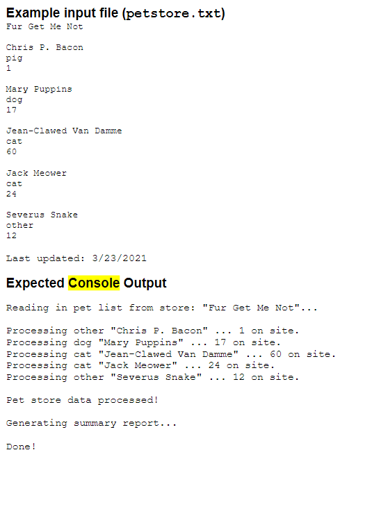 Solved Overview and Requirements This program is a follow-up | Chegg.com