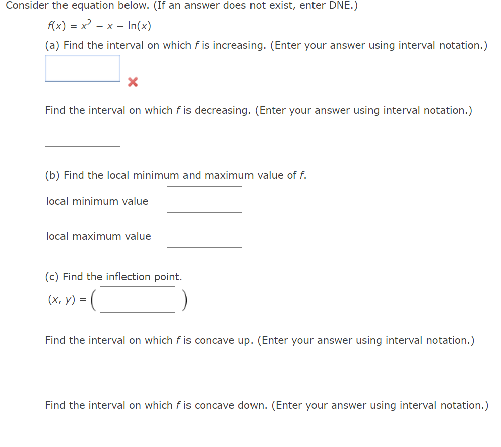 Solved der the equation below. (If an answer does not exist, | Chegg.com