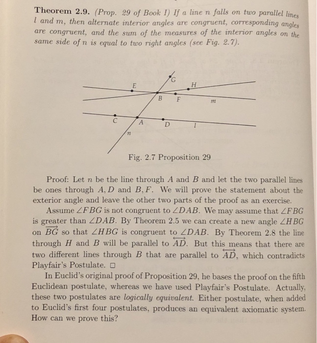 Solved ercise 2.3.3. Use Theorem 2.9 to verify the angle | Chegg.com