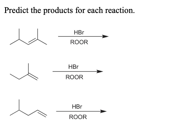 Solved Adding H and X, Markovnikov, and Anti-Markovnikov: | Chegg.com