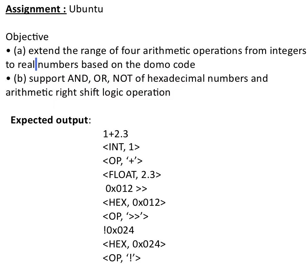Solved Objective - (a) extend the range of four arithmetic | Chegg.com